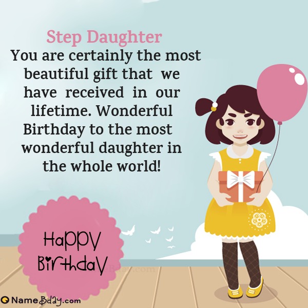 Happy Birthday Step Daughter Images Of Cakes Cards Wishes